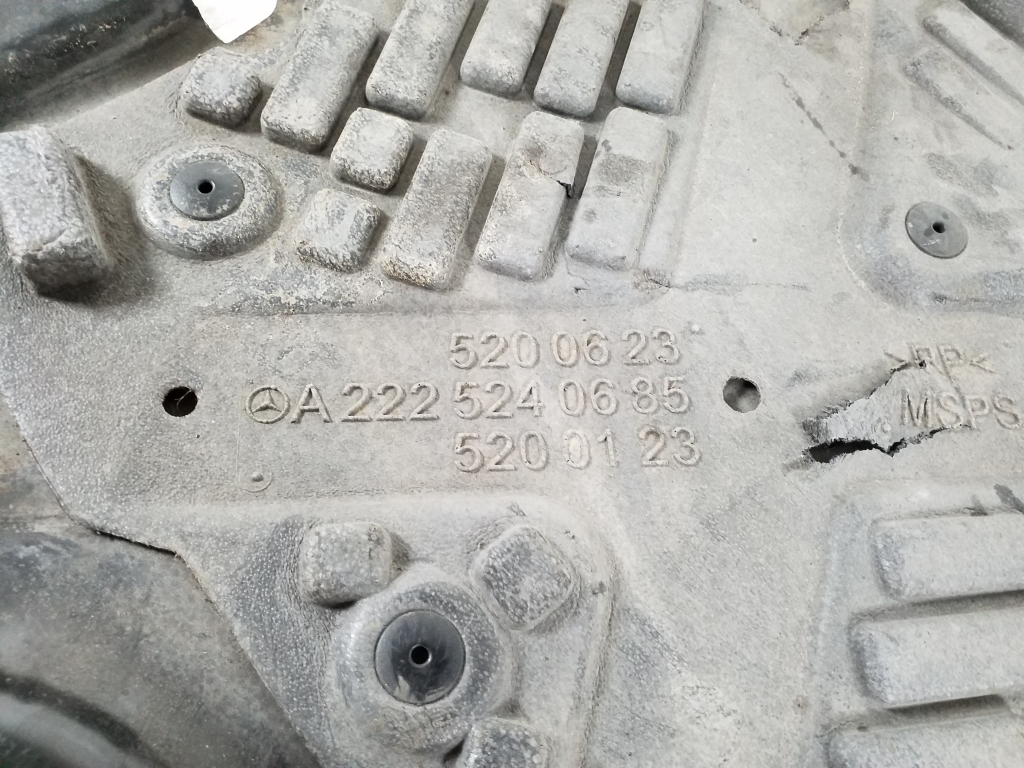 Used Mercedes Benz S-Class Front underbody protection A2225240101