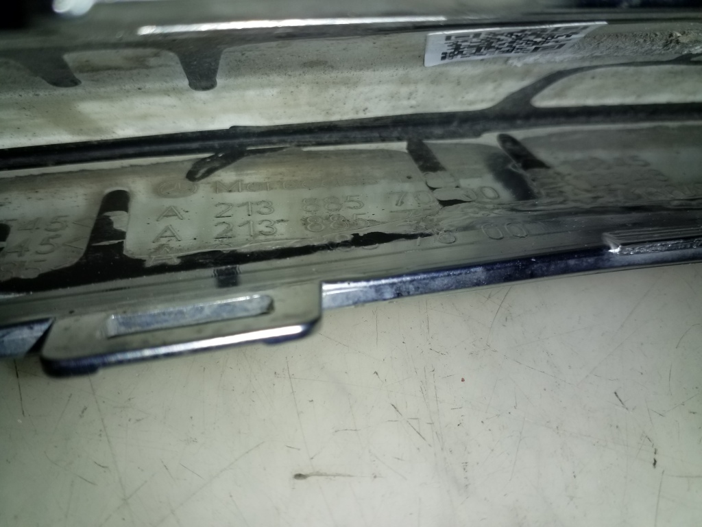 Used Mercedes Benz E-Class Chrome front bumper A2138857000