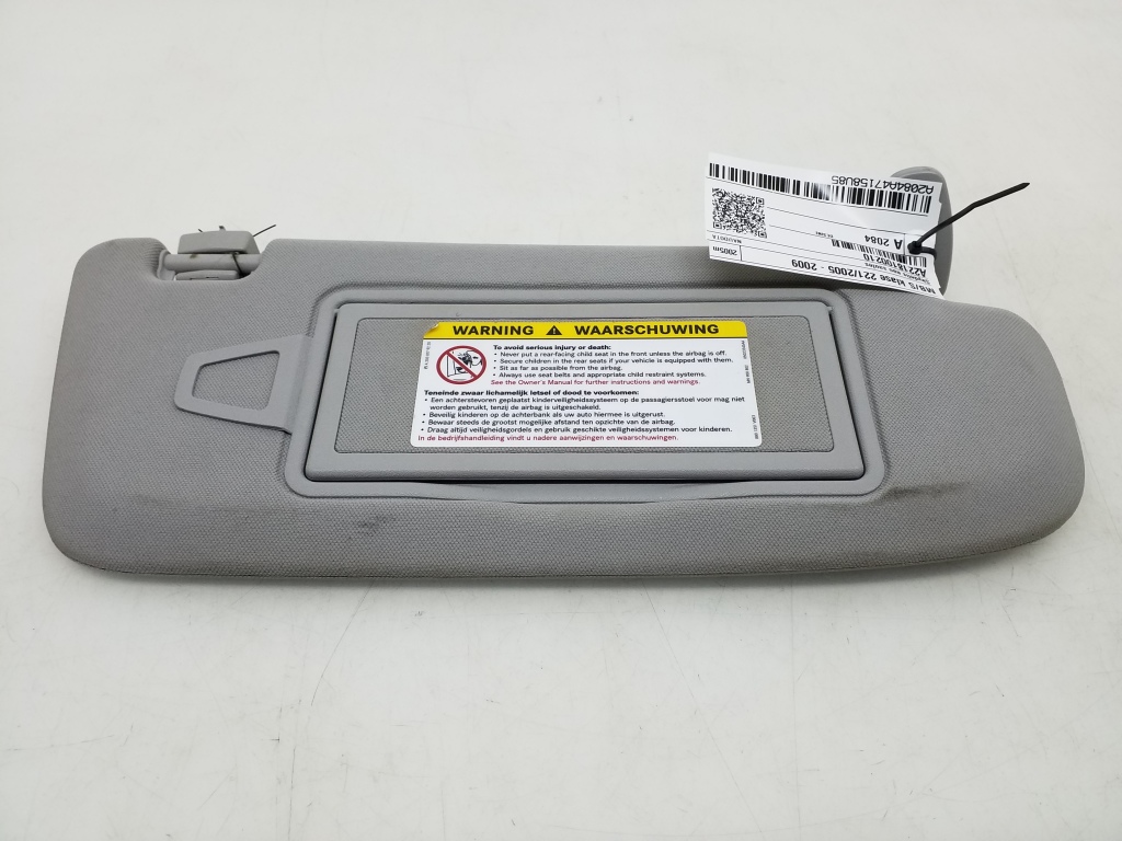 Used Mercedes Benz S-Class Sun visor A2218100210