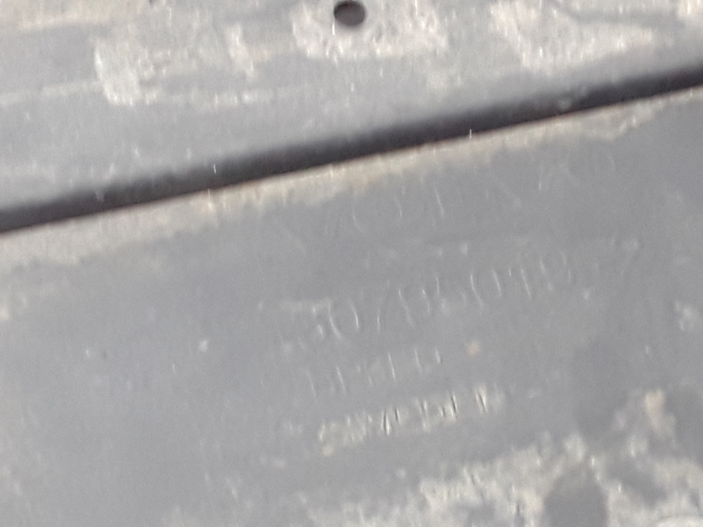 Used VOLVO V60 Front underbody protection 30795019