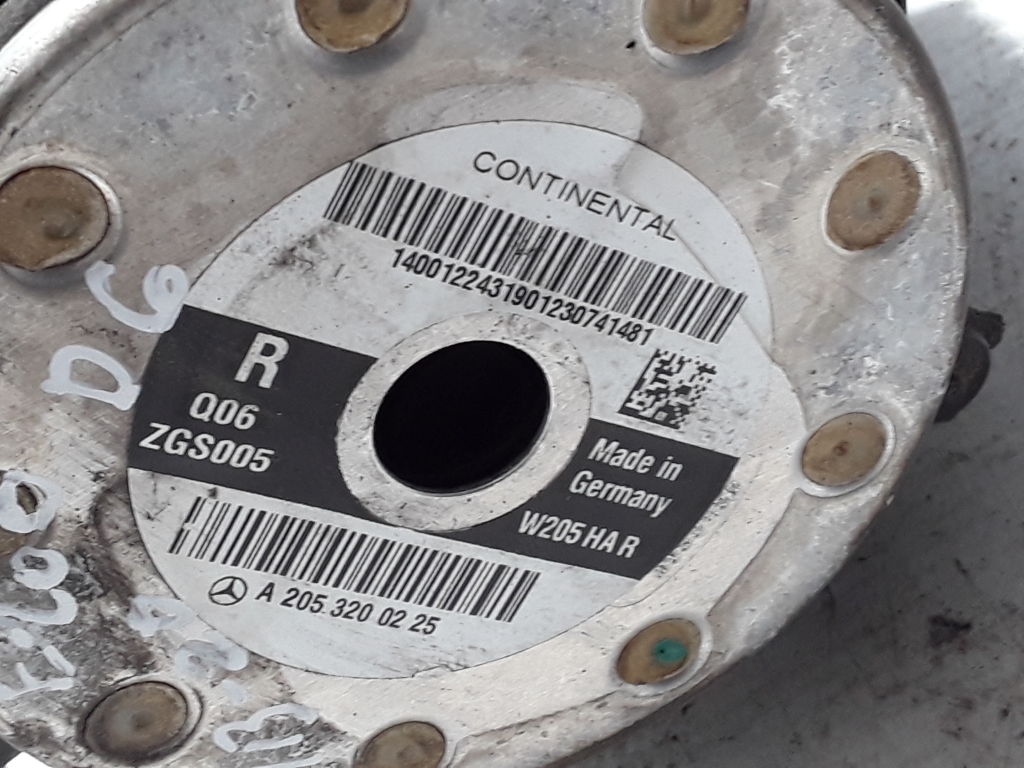 Used Mercedes Benz E-Class Rear axle airbag A2053200225