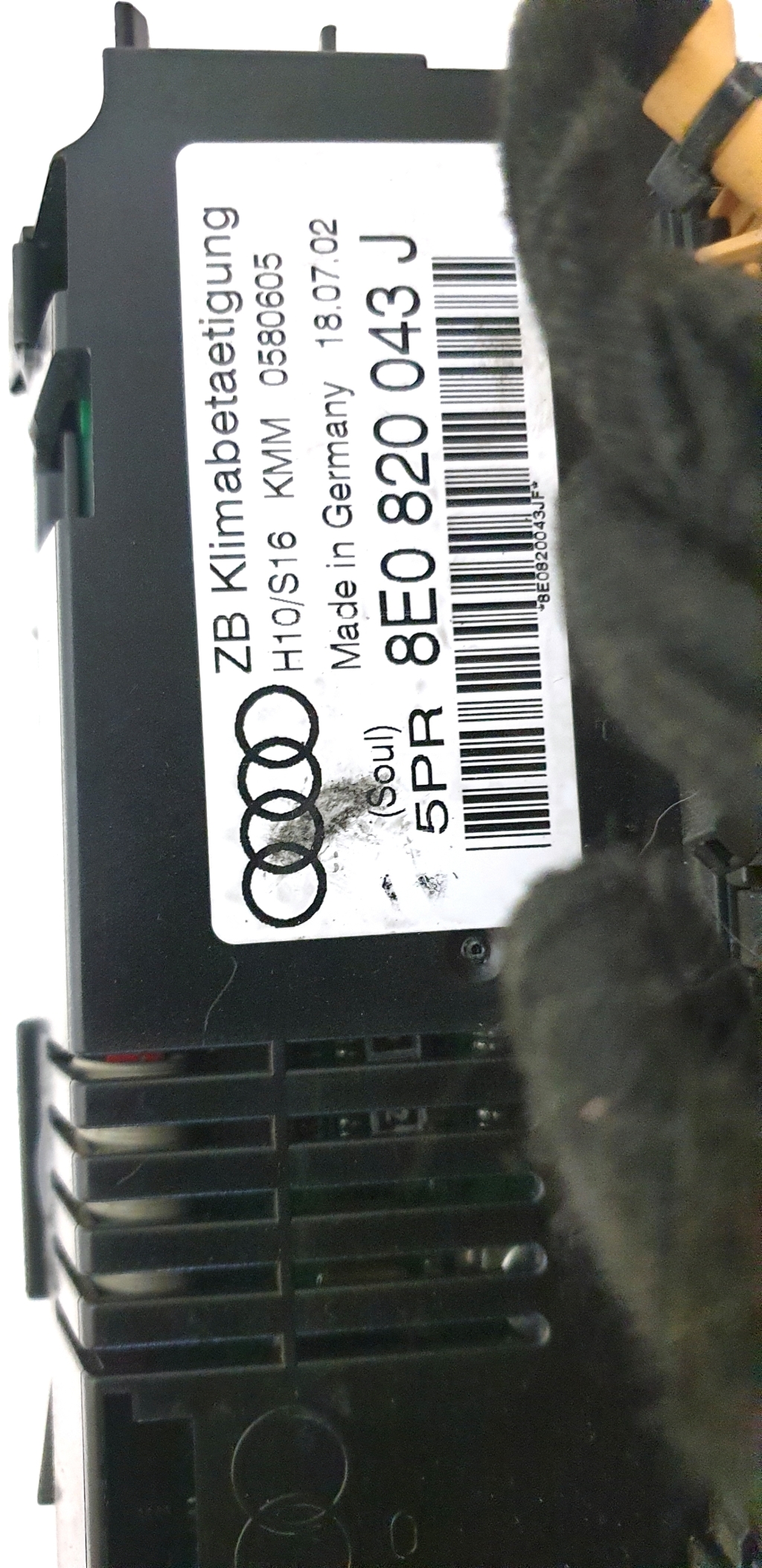 Used AUDI A4 Interior shoulder control panel 8E0 820 043 J