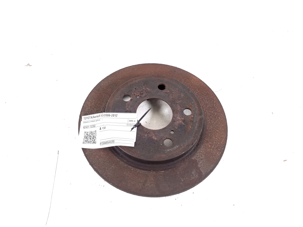 Used TOYOTA Auris Rear brake disc 42431-12260
