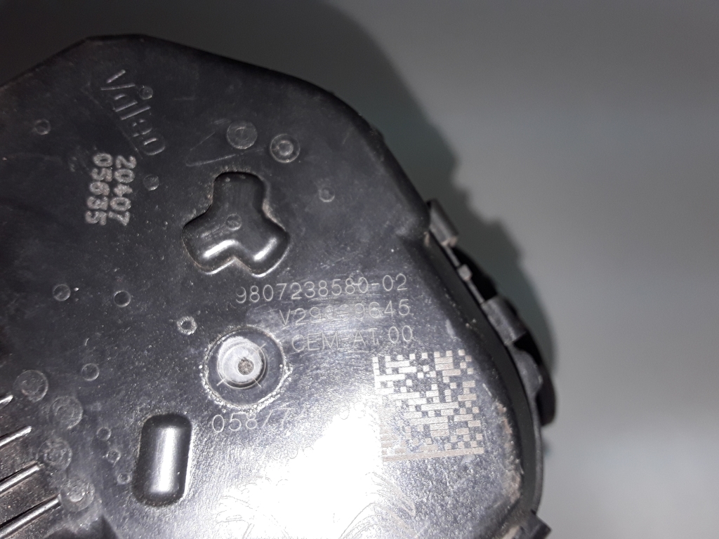 Used Peugeot 3008 Accelerator valve 9807238580