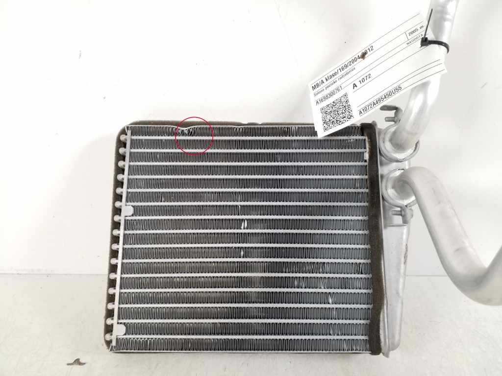 Used Mercedes Benz A-Class Interior shoulder radiator A1698300761