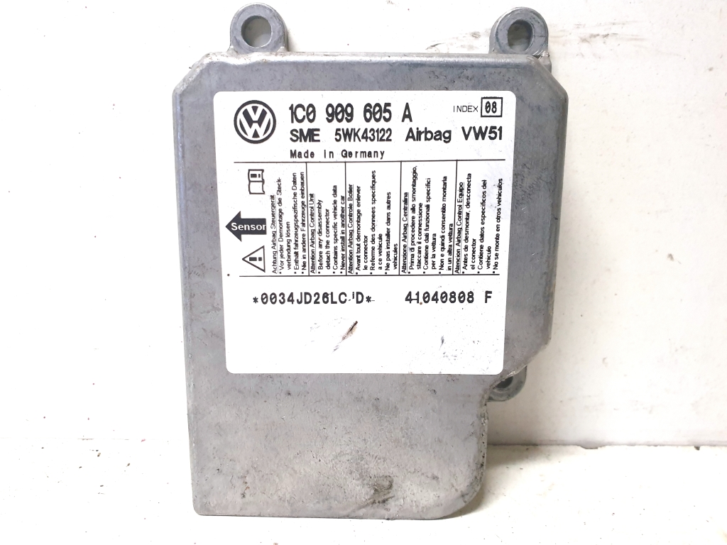 Used Volkswagen Transporter Airbag module 1C0 909 605 A