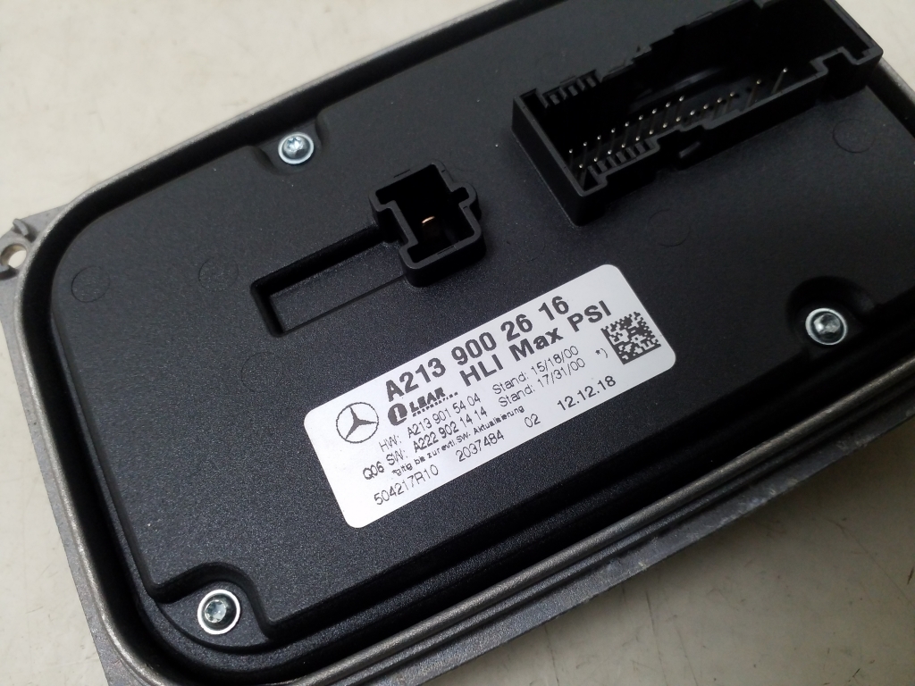 Used Mercedes Benz E-Class Control unit for xenon headlights A2139002616