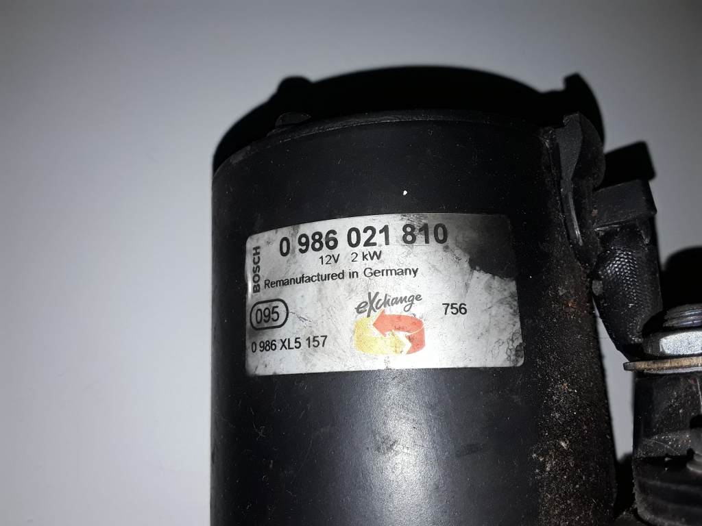 Naudotas Land Rover Defender Starteris 0986021810