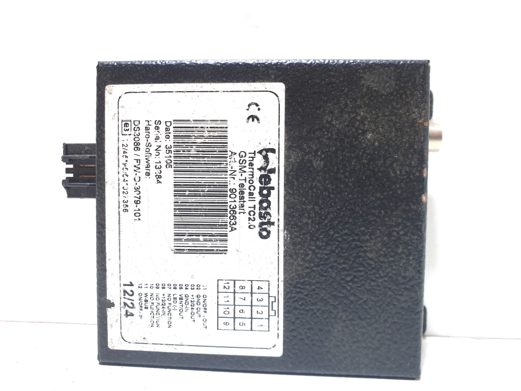 Used Mercedes Benz S-Class Webasto relay 9013663A