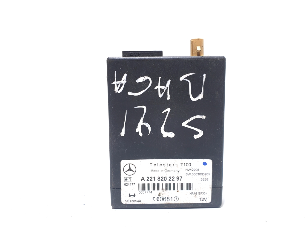 Used Mercedes Benz S-Class Webasto relay A 221 820 22 97