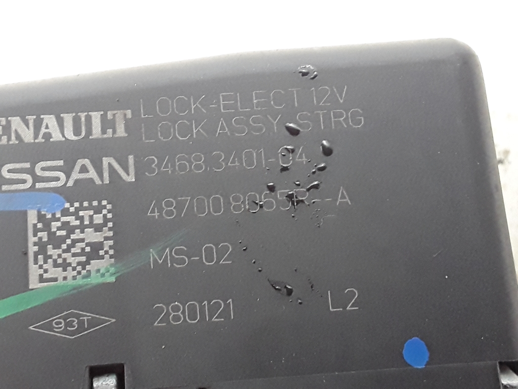 Used RENAULT Kangoo Steering wheel locking mechanism 487008065R