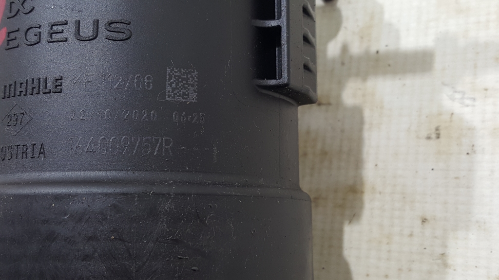 Used RENAULT Kangoo Fuel filter and its parts 164009757R