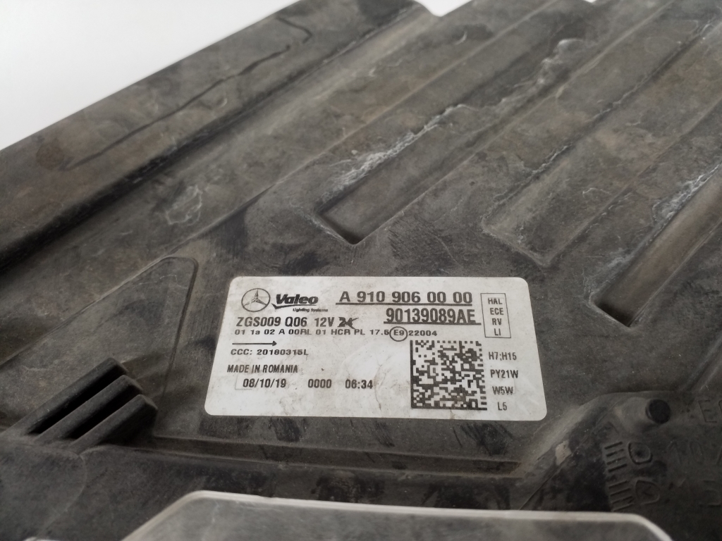 Used Mercedes Benz Sprinter Headlights A9109060000