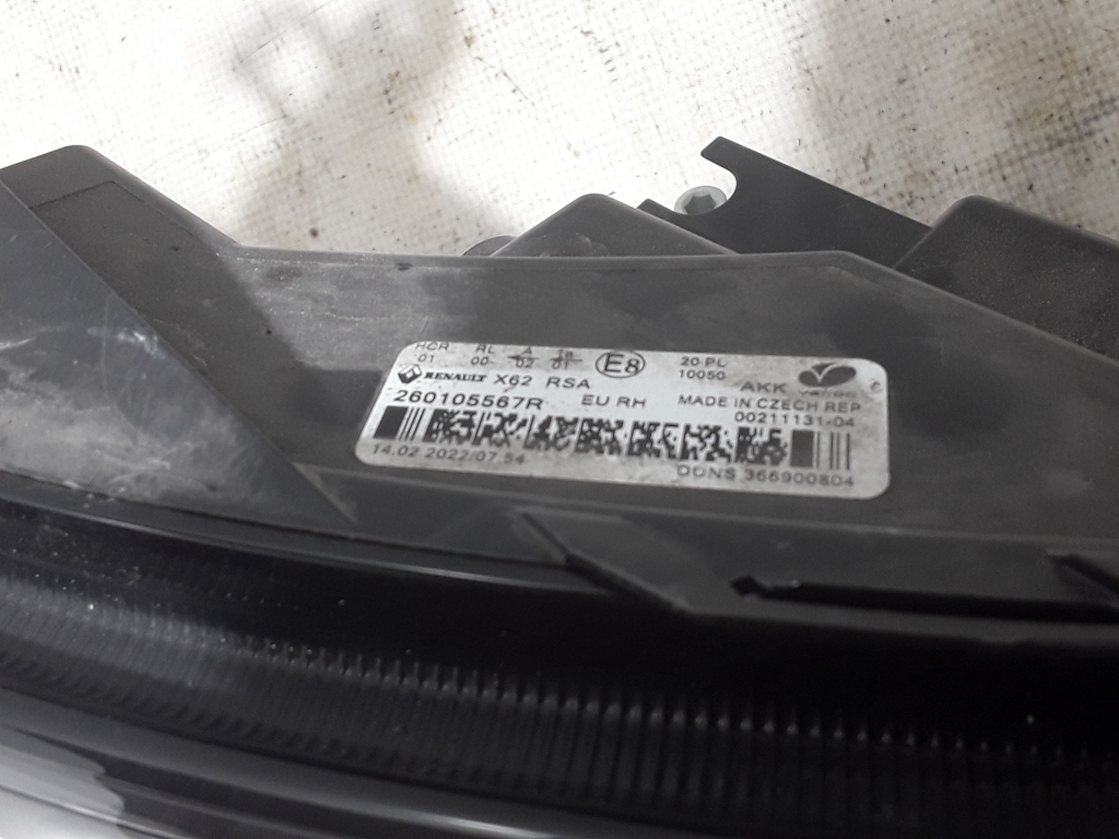 Used RENAULT Master Headlights 260105567R