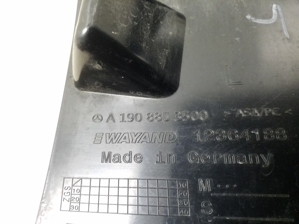 Used Mercedes Benz AMG GT Front bumper bracket A1908853500
