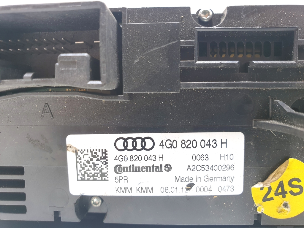 Used AUDI A6 Interior shoulder control panel 4G0 820 043 H