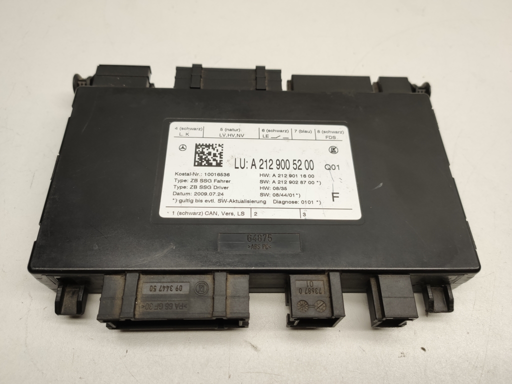 Used Mercedes Benz E-Class Front seat control unit A2129005200