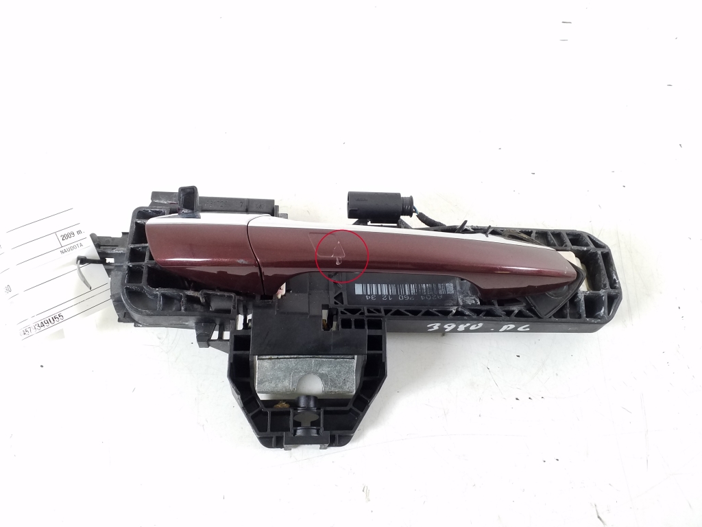 Used Mercedes Benz C-Class Rear side door opening handle outer and its ...