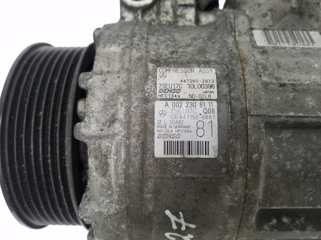 Used Mercedes Benz S-Class Air conditioner compressor A0022308111