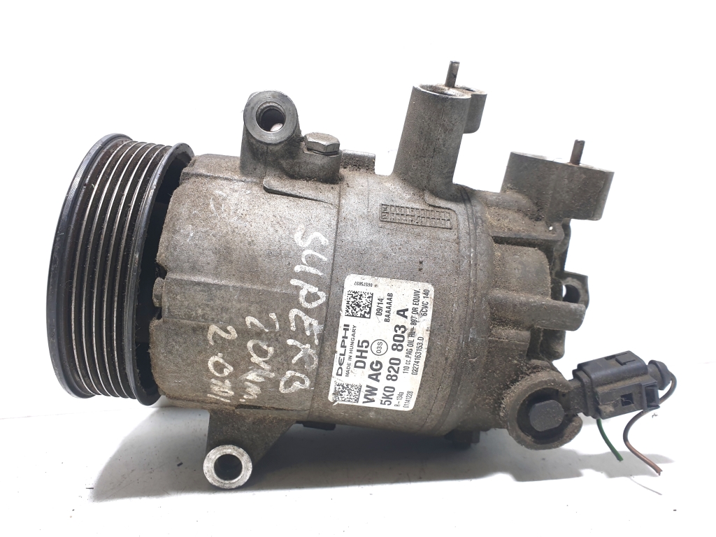 Used Skoda Superb Air conditioner compressor 5K0820803A