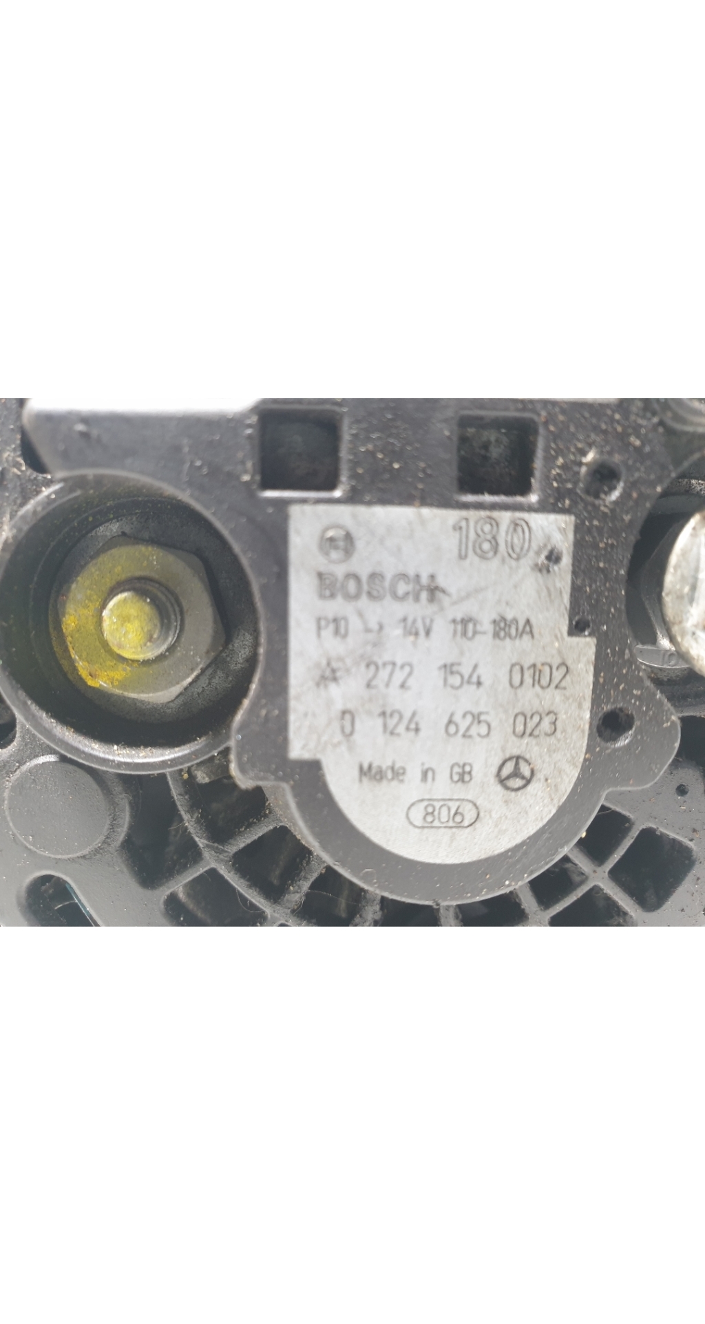 Used Mercedes Benz E-Class Generator A2721540102 0124625023